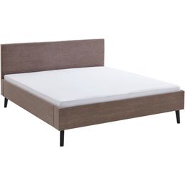 Meise M&ouml;bel Polsterbett MEISE.M&Ouml;BEL "Avola", grau (taupe, taupe), L:210cm, Betten, Polsterbett, erh&auml;ltlich in den Breiten 140 & 180cm, Bezugsstoff Cord