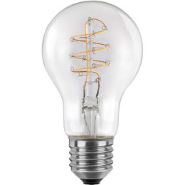Segula LED-Filament "LED Gl&uuml;hlampe A19 klar, E27", Energieeffizienz: F (A-G), transparent, klar, L:11cm &Oslash;:6cm, Leuchtmittel