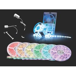 Globo LIGHTING LED-Streifen "LED BAND", wei&szlig;, B:1cm, Lichterketten, 30 RGB LED pro Meter k&uuml;rzbar RGB, LED-Streifen