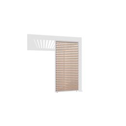 Pergoline Paneel Horizontal 1,13 Meter weiss holz
