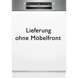 Bosch teilintegrierbarer Geschirrsp&uuml;ler "SMI2HVS06E", Energieeffizienz: C (A-G), wei&szlig; (geb&uuml;rsteter stahl), B:59,8cm H:81,5cm T:57,3cm, Geschirrsp&uuml;ler, Mit 3-fach Rack Matic, flexible Schubladen