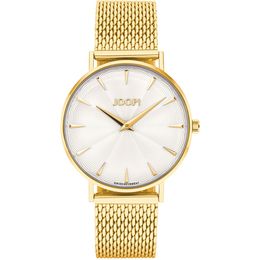 JOOP! Quarzuhr JOOP, gold (goldfarben, silberfarben), Armbanduhren, Damen, Quarzuhr, Armbanduhr, Damenuhr, analog, Edelstahlarmband