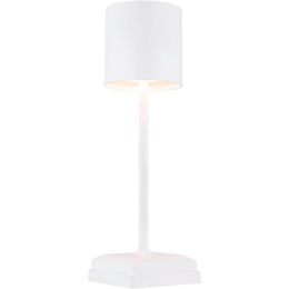 Globo LIGHTING Tischleuchte "DIXON", wei&szlig; (wei&szlig; matt), H: 32cm, 1 Stk., Leuchten, Tischlampe Nachttischlampe Deko-Tischleuchte Schlafzimmer, Tischleuchte