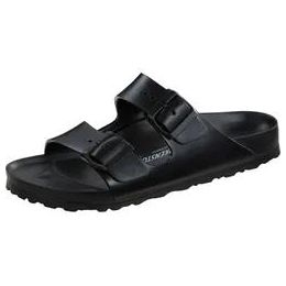 Sandale Birkenstock "Arizona", Damen, Gr. 38, schwarz, Obermaterial: 100% Sonstiges Material (Ananasfaser) AM_PF ., Schuhe Sandale