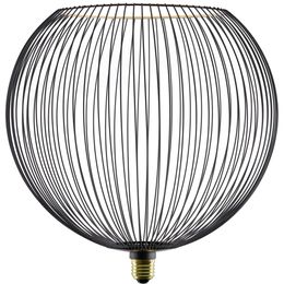 Segula LED-Filament "LED Floating Filo", Energieeffizienz: G (A-G), schwarz, L:300cm &Oslash;:300cm, Leuchtmittel, LED Floating Filo Globe 300 black E27, 6W, 2200K, 450lm