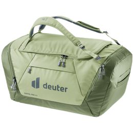 Reisetasche Deuter "DUFFEL PRO 90 L", Gr. B/H/T: 80cm x 34cm x 40cm, gr&uuml;n (mineral, grove), Polyester, Taschen Reisetasche, f&uuml;r Erwachsene, aus Polyester, 90 Liter Volumen, sportlicher Stil