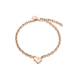 Armband Liebeskind Berlin "Schmuck Geschenk Edelstahl Armkette The Love Bond", rosa (ros&eacute;goldfarben), Armb&auml;nder, Damen, 21cm, Edelstahl, Armband