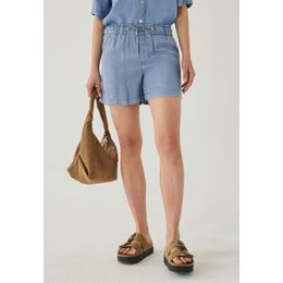 Loose-fit-Jeans STREET ONE STUDIO, Damen, Gr. 44, light blau soft wash, Jeans, 100% Lyocell, unifarben, kurz, Jeans, High Waist