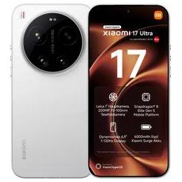 Xiaomi Smartphone "17 Ultra 16+512GB", Energieeffizienz: A (A-G), wei&szlig;, 512 GB, Mobiltelefone