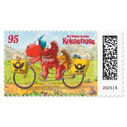 Markenset "Der kleine Drache Kokosnuss", Briefmarke zu 0,95 &euro;, 10er-Set