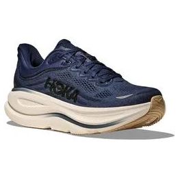 Laufschuh Hoka One One "BONDI 9", Herren, Gr. 46, midnight blau, varsity navy, Synthetik, Textil, Schuhe Laufschuh, f&uuml;r mehr D&auml;mpfung