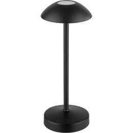 APS LED Tischleuchte "ALVA" Kabellose USB-C Tischleuchte", schwarz, 1, &Oslash; 8cm H: 20cm, 1 Stk., Leuchten, Spritzwasssergesch&uuml;tzt IP 54, inkl. Dockinstation und Fernbedienung, LED Tischleuchte