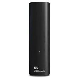 Western Digital externe HDD-Festplatte "WD Elements 24TB HDD", ohne farbbezeichnung, 24 TB, Festplatten