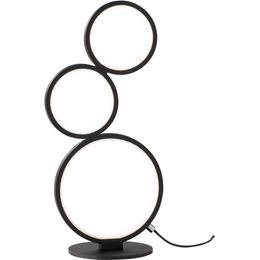 Trio LEUCHTEN LED Tischleuchte "Rondo", schwarz, 3, H: 45cm, 1 Stk., Leuchten, Tischlampe m. Schnurschalter integrierter stufenloser Dimmer H&ouml;he 45cm, LED Tischleuchte