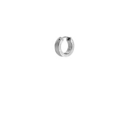Single-Creole Diesel "Schmuck Geschenk Edelstahl Ohrringe EARRING", edelstahlfarben, Ohrringe, Herren, 14mm, Edelstahl