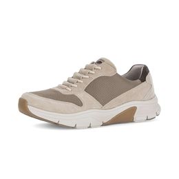 Sneaker Gabor "Sneaker low", Herren, Gr. 43, beige, Schuhe Sneaker