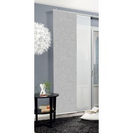 Schiebegardine Home Wohnideen "PIVE" Gr. 1, silber (silberfarben), B:60cm H:245cm, Polyester, Gardinen, Schiebegardine PIVE digitalbedruckt