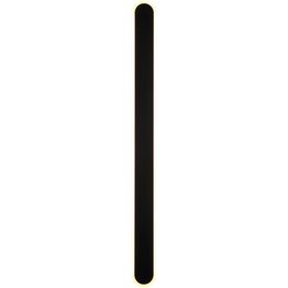 LED Au&szlig;en-Wandleuchte Searchlight "Bordo LED-Au&szlig;enwandleuchte, Schwarz", sandschwarz, acryl, B:8cm H:90cm, Leuchten