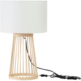 NOVA LUCE Tischleuchte "LOIS", natur, 1, &Oslash; 30cm H: 50cm, 1 Stk., Leuchten, Tischleuchte