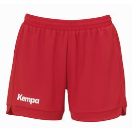 Shorts Kempa "Shorts PRIME SHORTS WOMEN", Damen, Gr. M, US, rot, Obermaterial: 100% Polyester PES., Hosen Shorts