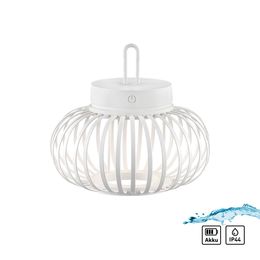 JUST LIGHT Pendelleuchte "AKUBA", wei&szlig;, 1, &Oslash; 25cm, 1 Stk., Leuchten, Akkuleuchte, Pendelleuchte