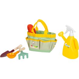 Kinder-Gartenset Small Foot "Gartentasche + Werkzeug, Tiny Garden", bunt, Spielwerkzeug, KinderB:27cm H:15cm, B:27cm H:15cm