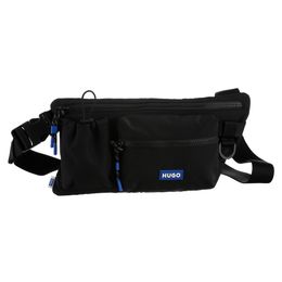 G&uuml;rteltasche HUGO BLUE "Vytal R_Beltbag", Herren, Gr. B/H/T: 36cm x 19cm x 4cm, schwarz, Textil, Taschen G&uuml;rteltasche, Herren Bauchtasche, Brusttasche, Schultertasche