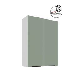 K&uuml;chen-Preisbombe K&uuml;che ARIA H&auml;ngeschrank 50 cm H&ouml;he 90 cm Aquamarin K&uuml;chenzeile Anti Fingerprint