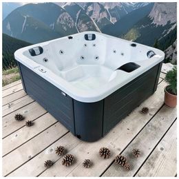 PassionSpa Whirlpool FLAME 190 x 190 x 81 cm - XL / bis zu 5 Personen
