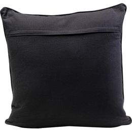 Dekokissen KARE DESIGN "Coloseo, Kissenh&uuml;lle mit F&uuml;llung, 50x50 cm", schwarz (gold, gemustert), B:50cm H:15cm L:50cm, Baumwolle, Polyester, Dekokissen_Sitzkissen_Kissenh&uuml;llen, st&uuml;tzt Kopf und Nacken angenehm und sorgt f&uuml;r erholsamen Schlaf
