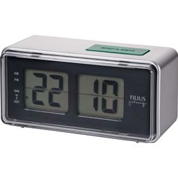 Funkwecker FILIUS zeitdesign "0530-19", silber (silberfarben), Wecker, Funkwecker