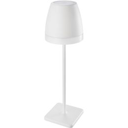 NOVA LUCE Au&szlig;en-Tischleuchte "COLT", wei&szlig;, &Oslash; 11cm H: 38cm, 1 Stk., Leuchten, Dimmbar