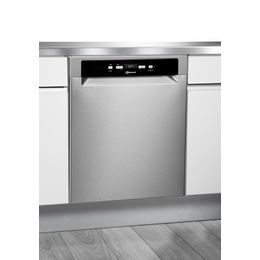 Bauknecht Unterbaugeschirrsp&uuml;ler "OBUC ECOSTAR 5320", Energieeffizienz: D (A-G), silber (silberfarben), B:59,8cm H:82cm T:59cm, Geschirrsp&uuml;ler