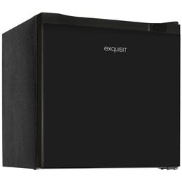 Exquisit Gefrierschrank "GB40-050C, Mini-Gefrierschrank", Energieeffizienz: C (A-G), silber (schwarz), B:47,5cm H:49,5cm T:45cm, Gefrierschr&auml;nke, Kompakt & leise Thermostat f&uuml;r Temperaturwahl 4 Sterne Gefrieren