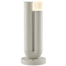 Brilliant LED Tischleuchte "Sayu", beige, 1, H: 26cm, 1 Stk., Leuchten, LED Akku-Leuchte mit Vase, 27 cm, 250lm, 2700K, Wireless Charging, LED Tischleuchte