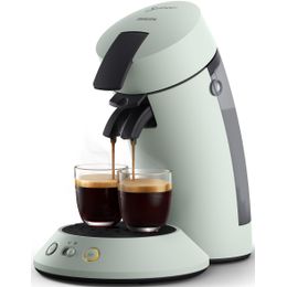 PHILIPS SENSEO Kaffeepadmaschine "Original Plus CSA210/60, mit zwei Kaffee-Einstellungen", gr&uuml;n (mint), 2, Kaffeemaschinen, aus 28% rec. Plastik