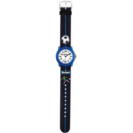 Quarzuhr Scout "Crystal", bunt, Armbanduhren, Kinder, Quarzuhr, Armbanduhr, Kinderuhr, Junge, Fu&szlig;ball, Geschenk