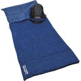 Deckenschlafsack Polydaun "Schlafsack Beach House XL", blau, Schlafs&auml;cke, B/L: 90cm x 220cm, umlaufender Rei&szlig;verschluss, Obermaterial: 50% Baumwolle, 50% Polyester, L:220cm