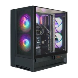 Cougar Gaming-PC "OmnyX BK 8073 AMD Ryzen 9 9950X3D 32GB DDR5 2TB SSD RTX 5090", schwarz, Microsoft Windows 11 Home (64 Bit), 32 GB RAM 2.000 GB SSD, Desktop-PCs, Windows 11, DDR5 RAM, Wasserk&uuml;hlung