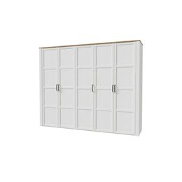Dreht&uuml;renschrank Bohol - wei&szlig; - 265 cm - 215 cm - cm 60,0 - Sconto