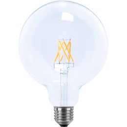 Segula LED-Leuchtmittel "Vintage Line", Energieeffizienz: F (A-G), transparent, L:180cm &Oslash;:125cm, Leuchtmittel, dimmbar, Globe 125 klar, E27