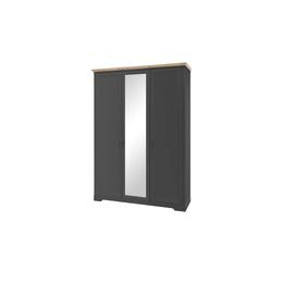 Kleiderschrank Jasmin II - grau - 164 cm - 220 cm - cm 64,0 - Sconto