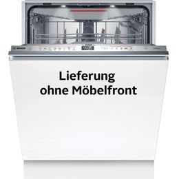 Bosch vollintegrierbarer Geschirrsp&uuml;ler "SBV6ZCX16E", Energieeffizienz: B (A-G), silber (wei&szlig;), B:59,8cm H:86,5cm T:55cm, Geschirrsp&uuml;ler, Time Light - Restzeit wird auf K&uuml;chenboden projiziert