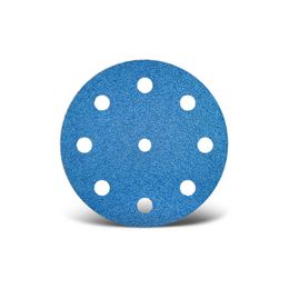 Menzer Klett-Schleifscheiben &Oslash; 125 mm K100 9-Loch Set 25 St&uuml;ck (231405100)