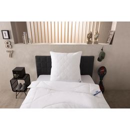 Microfaserbettdecke Beco "Medibett, Bettdecken f&uuml;r Sommer und Winter, in drei Bezugsvarianten", wei&szlig;, B:135cm L:200cm, Bezug: 100% Baumwolle. F&uuml;llung: 100% Polyester, Bettdecken, Microfaserbettdecke, Bettdecke 135x200 cm, allergiker geeignet (Hausstauballergiker)