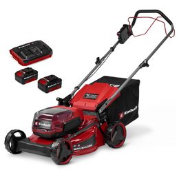 Akkurasenm&auml;her Einhell "GC-CM 36/46 S Li BL (2x4,0Ah)", rot, schwarz, B:52,7cm H:102,3cm, Rasenm&auml;her, Inkl. Akku und Twincharger