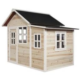 Spielhaus EXIT "Loft 150", beige (natur, wei&szlig;), Spielh&auml;user, KinderB:191cm H:160cm T:149cm, Holz, Spielhaus, BxTxH: 191x149x160 cm, B:191cm H:160cm T:149cm