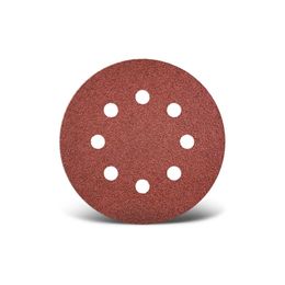 Menzer Klett-Schleifscheiben &Oslash; 125 mm K40 8-Loch Set 50 St&uuml;ck (231021040)