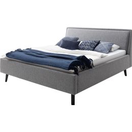 Meise M&ouml;bel Polsterbett MEISE.M&Ouml;BEL "Frieda", grau, B:196cm H:105cm L:224cm, Betten, Polsterbett, wahlweise mit Lattenrost und Bettkasten