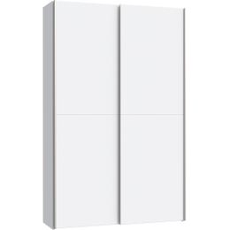 W&auml;scheschrank FORTE "Ozzula, Mehrzweckschrank, Schwebet&uuml;renschrank, Garderobenschrank", wei&szlig;, B:120,1cm H:190,5cm T:41,6cm, FSC-zertifizierter Holzwerkstoff, Schr&auml;nke, FSC zertifiziert, variable Inneinteilung, 42cm tief, Made in Europe